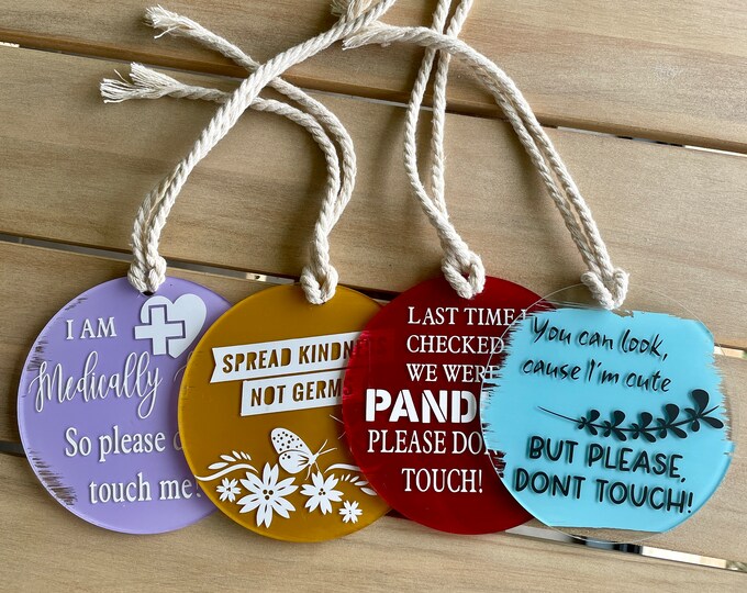 Medically Fragile Pram Sign Immunocompromised Baby Sign Baby Sign for ...