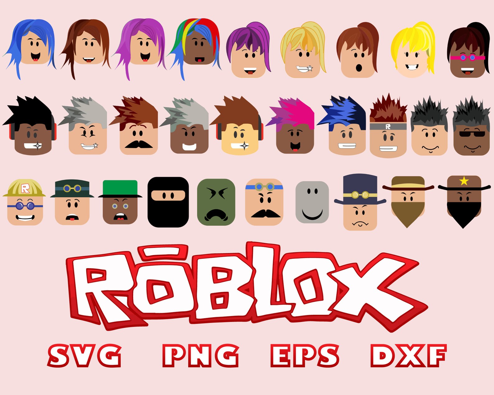 Roblox SVG Roblox Bundel Roblox png Roblox Cricut - Etsy Nederland