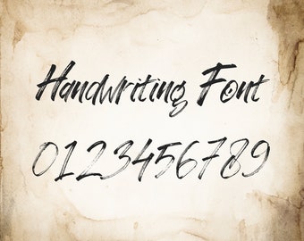 Long Tail Cursive Font - Etsy Ireland
