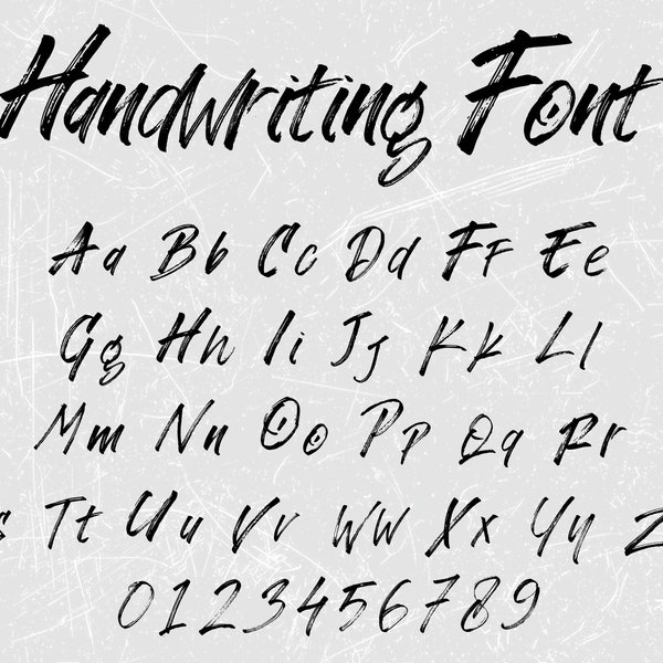 Long Tail Cursive - Etsy