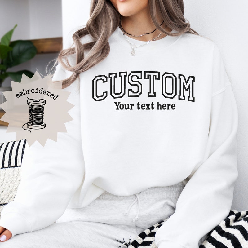 Embroidered Sweater - Etsy