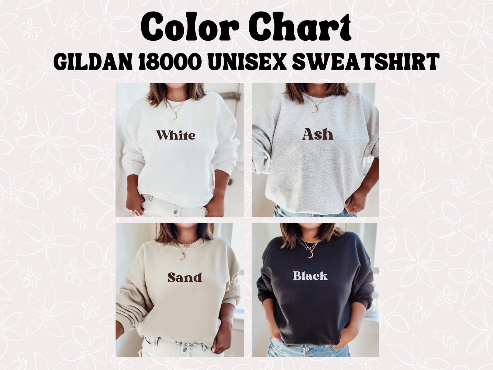 Custom Embroidered Sweatshirt, Custom Embroidered Sweater With Text ...