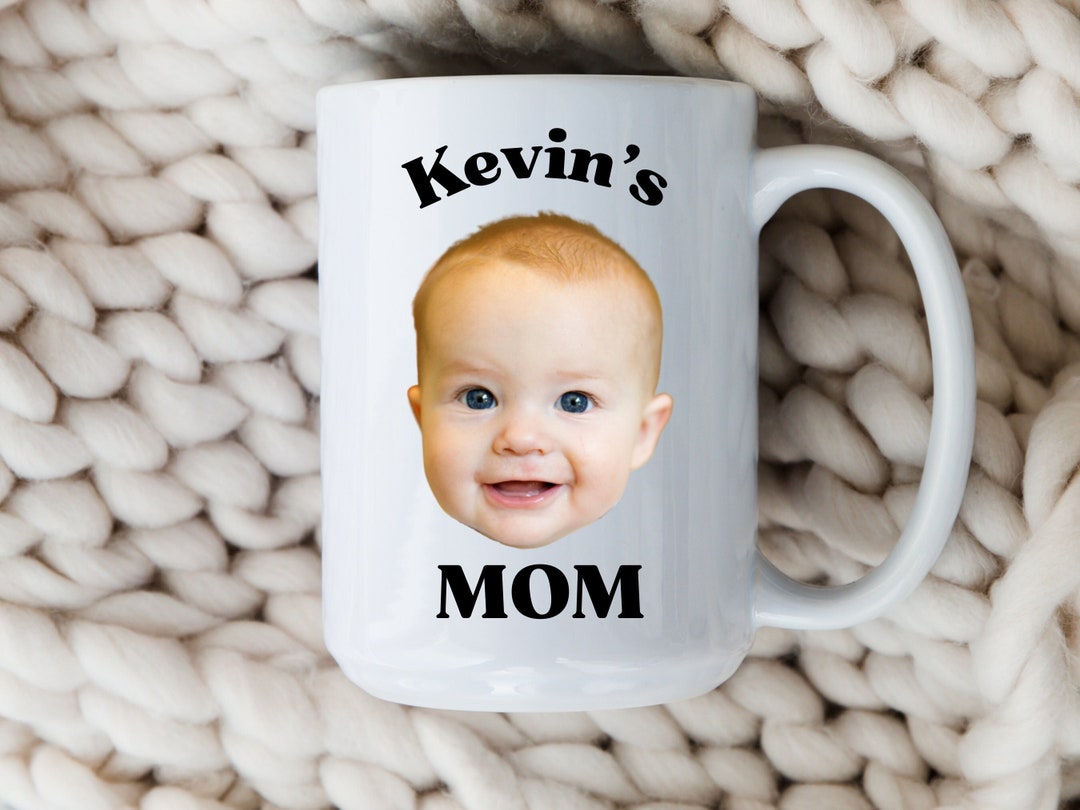 Custom Baby Picture Mug, Personalized Mug With Baby Face Photo ...