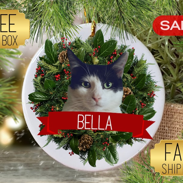 Custom Cat Ornament - Etsy
