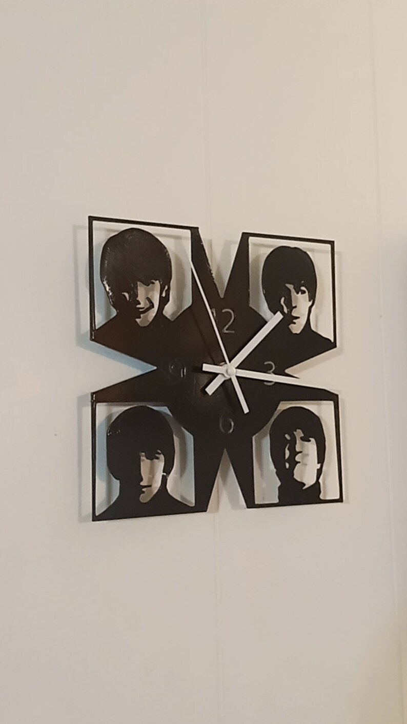 Beatles 2d Wall Clock - Etsy