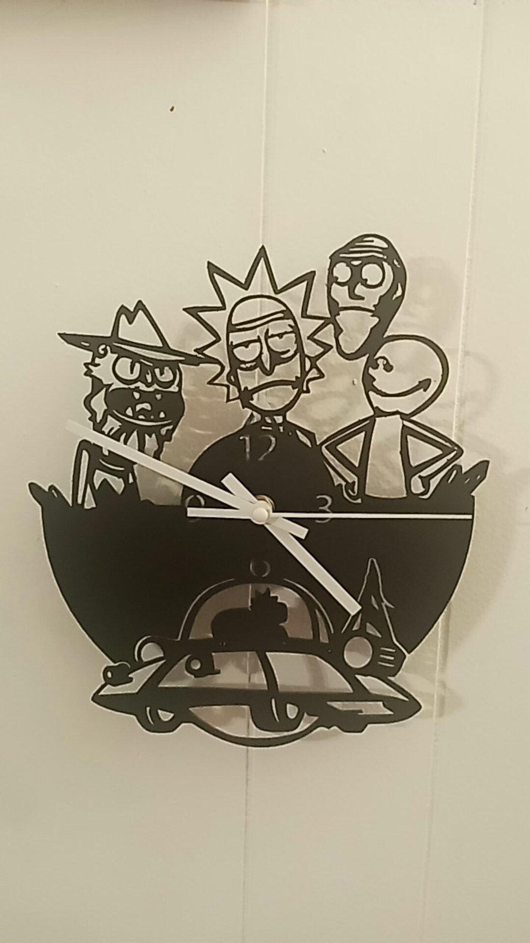 Rick and Morty 2d Wall Clock - Etsy