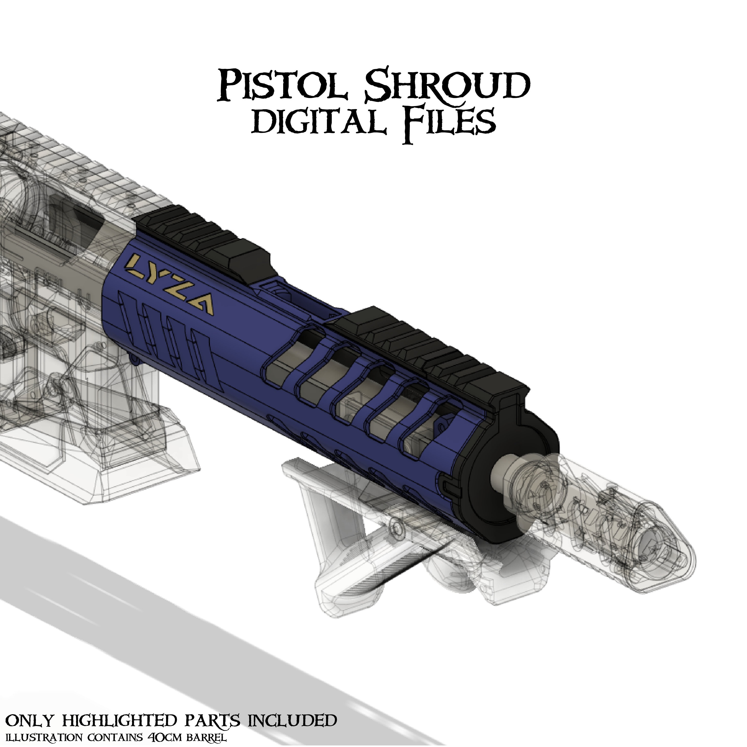 Pistol Shroud for the SBL digital Files Only - Etsy