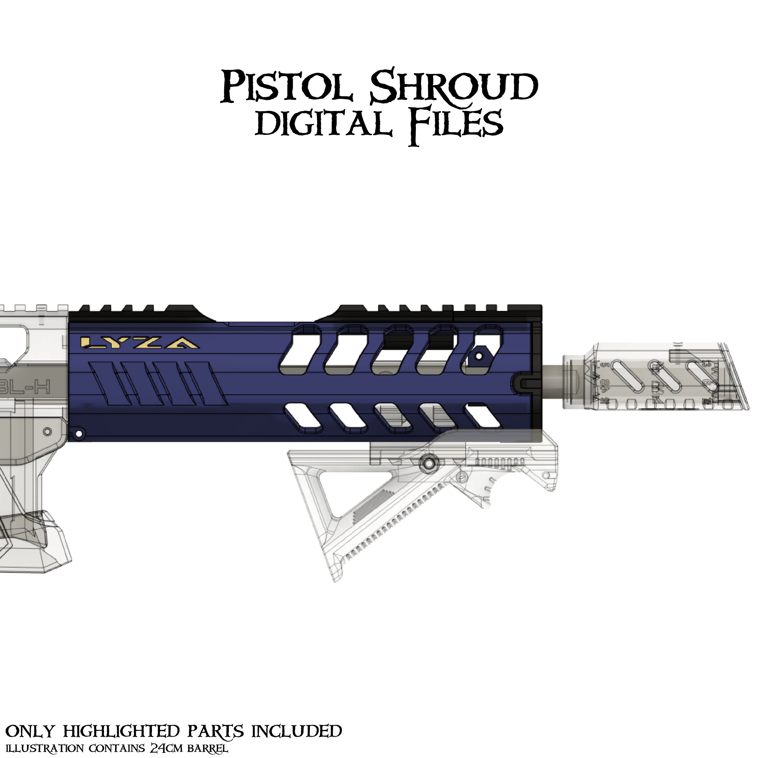 Pistol Shroud for the SBL digital Files Only - Etsy