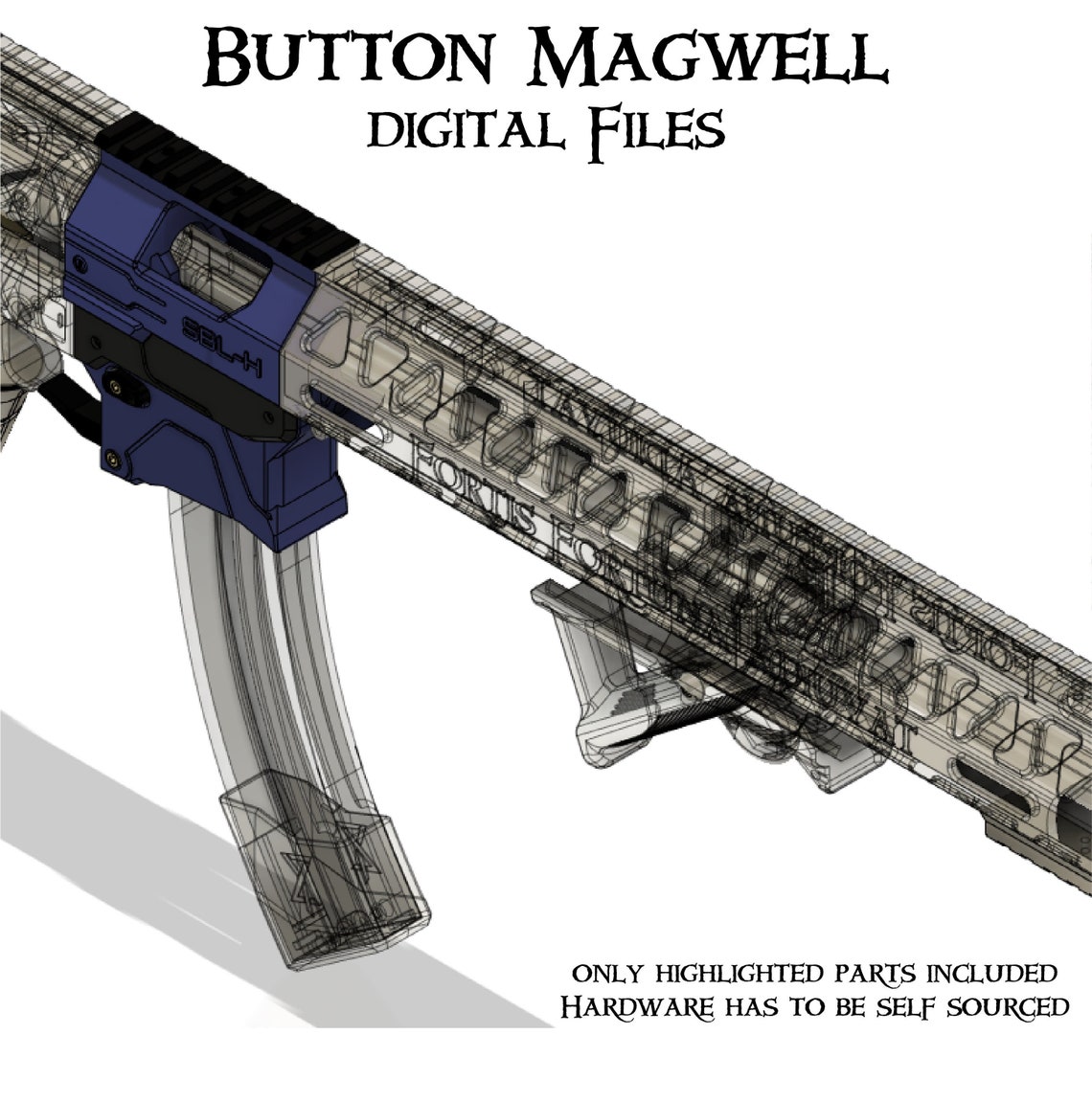 Talon Magazine Button Magwell for the SBL (digital Files Only) - Etsy