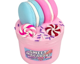 Milky Valley Scented Cloud Slime White and Pink - Etsy