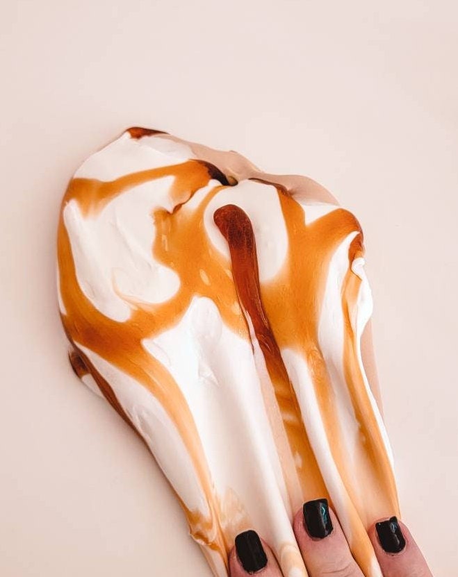 Caramel Macchiato Coffee & Caramel Scented Slime - Etsy