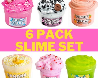 Milky Valley Scented Cloud Slime White and Pink - Etsy