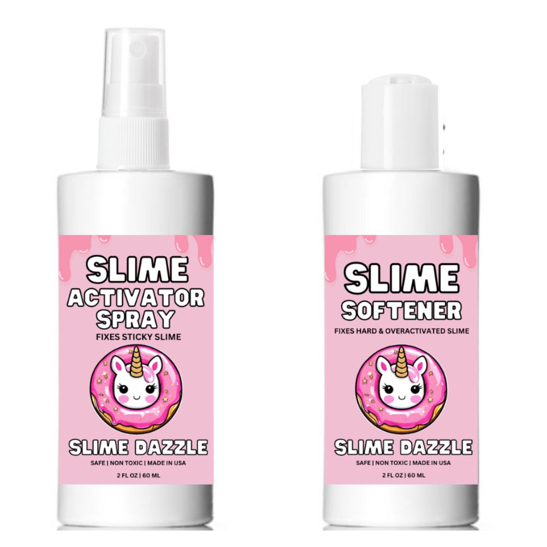 Slime Care Kit Slime Activator Spray and Slime Softener 2 Pack Set 2X ...
