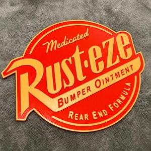 Cars Rusteze Disneyland | Disney World Inspired Disney/pixar Sign ...