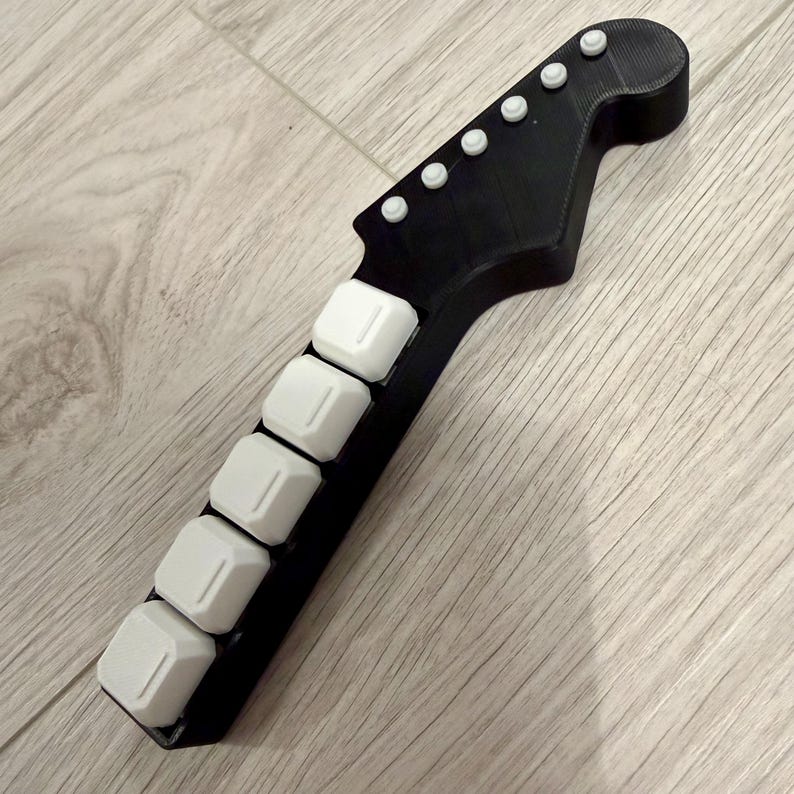 Guitar Hero Style Neck Fidget Clicker | Tactile Mechanical | Clicky ...