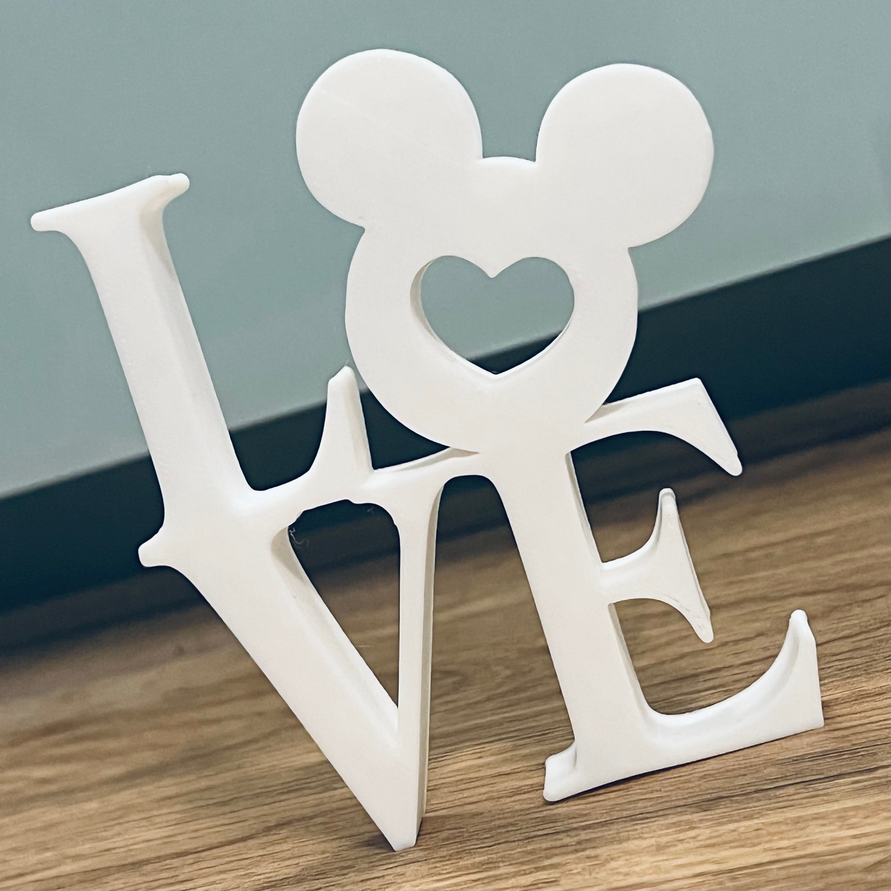 Mickey Mouse love Sign Inspired Home Decor Disney - Etsy