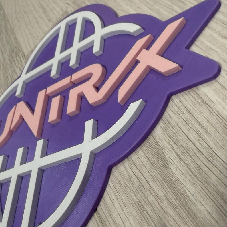 Huntrix Logo KPOP Demon Hunters Wall Sign | Kids Room Decor - Etsy