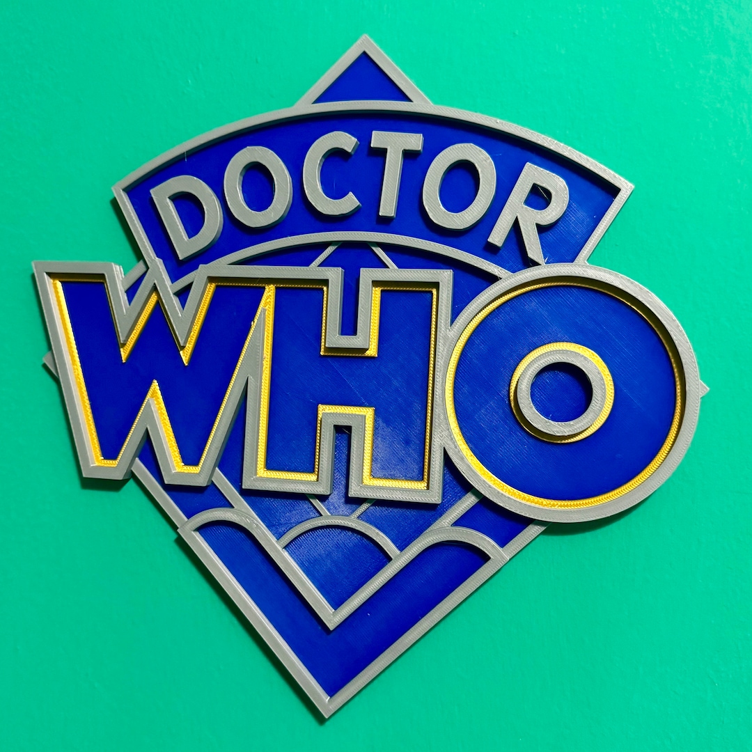 Doctor Who Logo | 14th | Wall Art | Sign | Whovian Gift | Sci-fi | Geek ...
