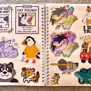 Reusable Sticker Book - 8x6" - 100 Pages - 50 Sheets - Etsy