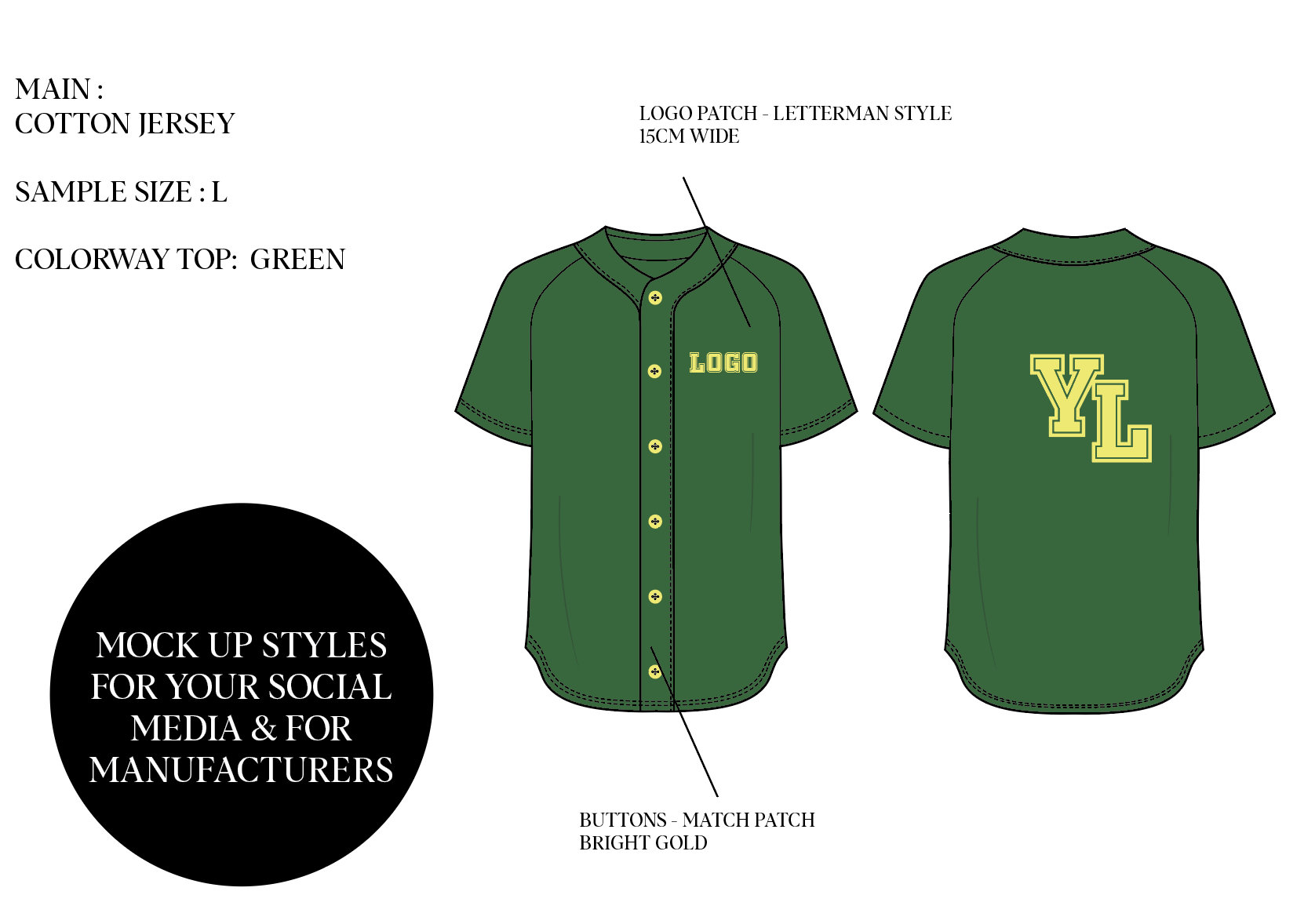 Baseball Jersey Tech Drawing Streetwear Drawing Tech Pack Template ...