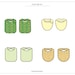 Baby Bib Vector Mockup Infant Bib Tech Drawing Tech Pack Template ...