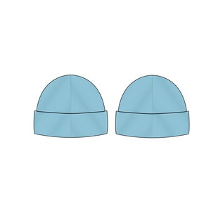 Beanie Drawing Stocking Cap Fashion Flat Streetwear Drawing Tech Pack ...