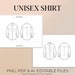 Unisex Shirt Drawing Tailored Shirt Sketch Streetwear Drawing Tech Pack ...