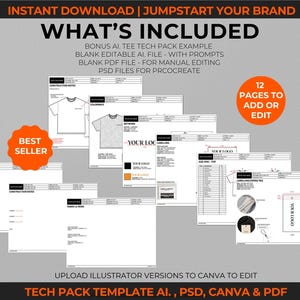 500+ Streetwear Vectors + BONUS Tech Pack Template + Launch Guide ...