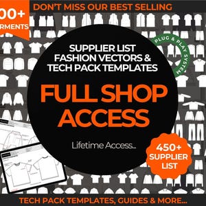 500+ Streetwear Vectors + BONUS Tech Pack Template + Launch Guide ...