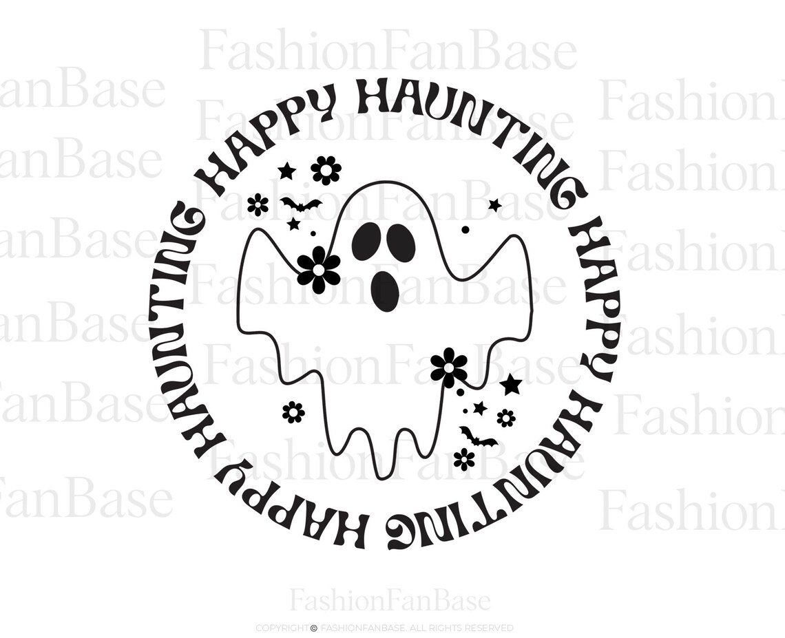 Happy Halloween SVG Halloween Ghost Cricut File Halloween Spooky Season ...