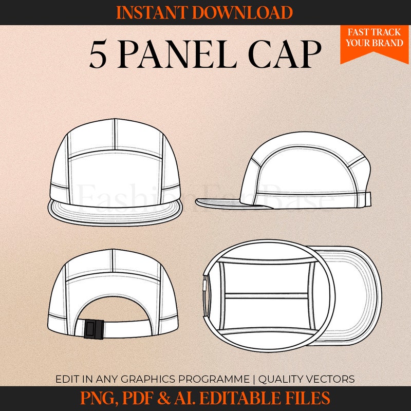 Custom Kids 5 Panel Hat - Etsy