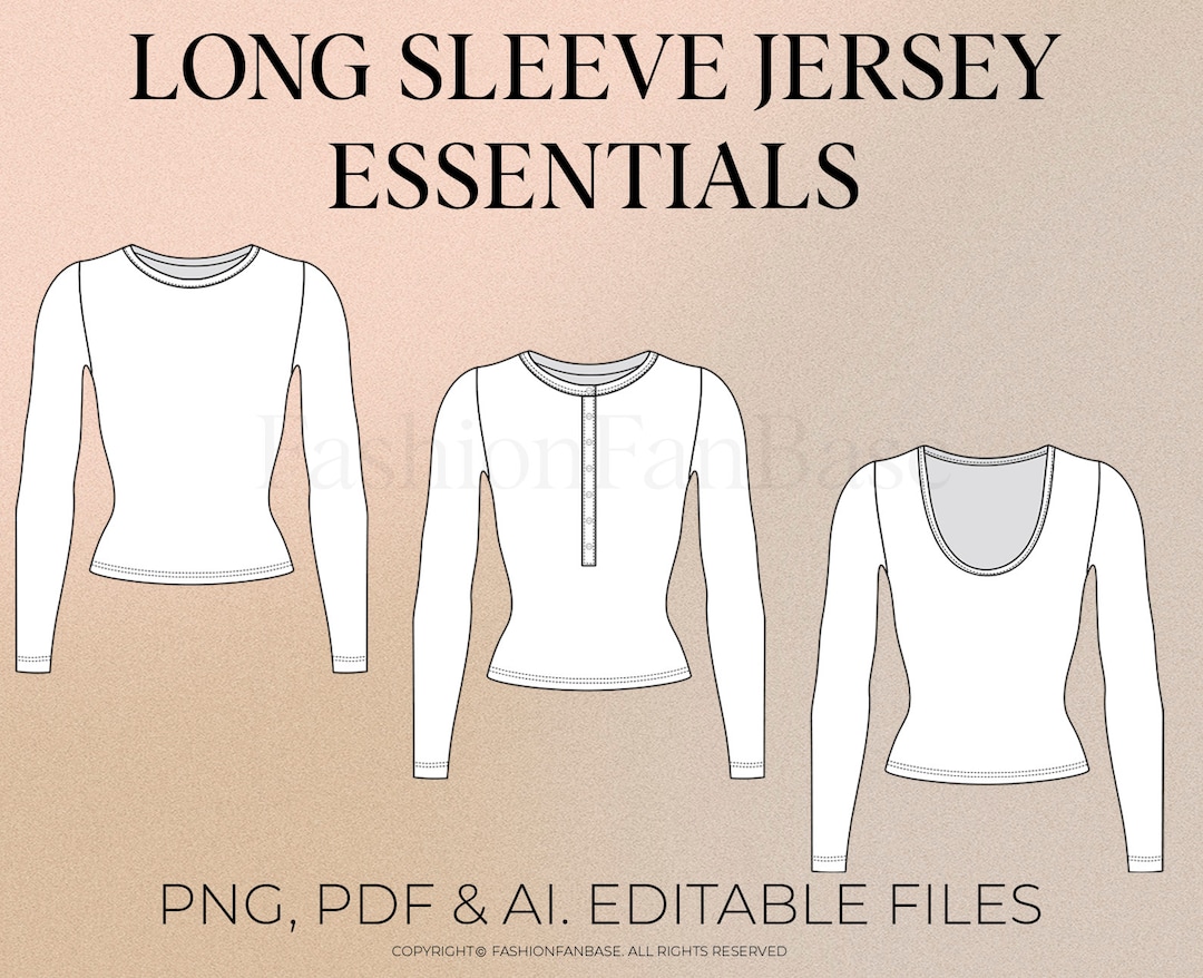 Jersey Long Sleeve T-shirt Tech Drawings Tee Shirt Drawing Streetwear ...