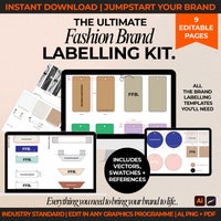 Range Planner Tech Pack Template Fashion Template Kit Hoodie Tech Pack ...