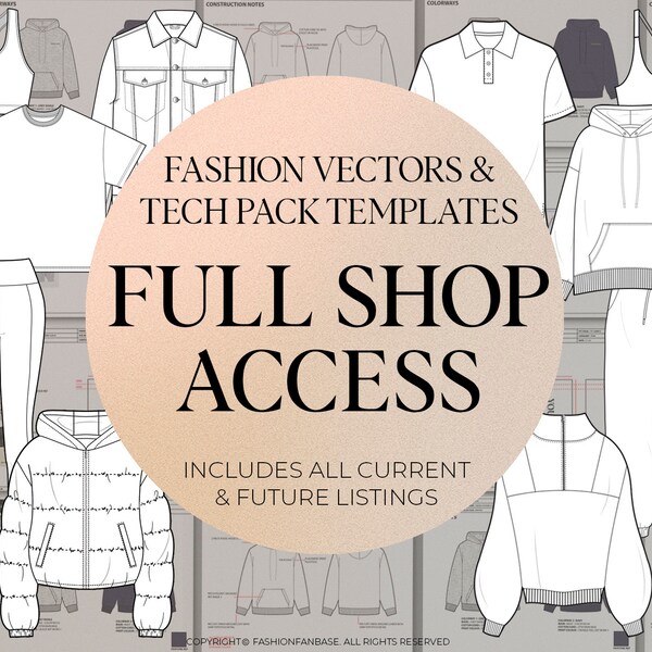 Tech Pack Template - Etsy