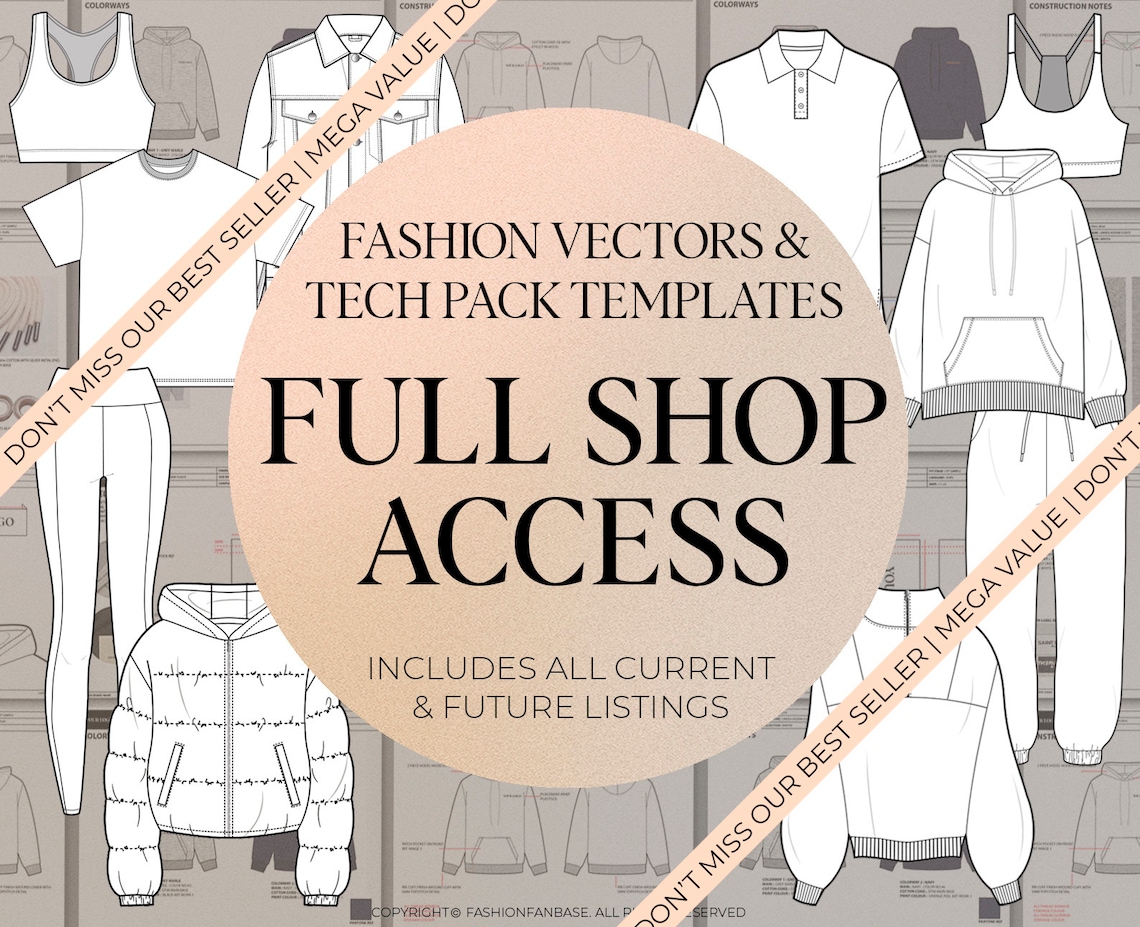 Sweatpant Tech Drawing Streetwear Vector Jogger Drawing Streetwear Tech ...