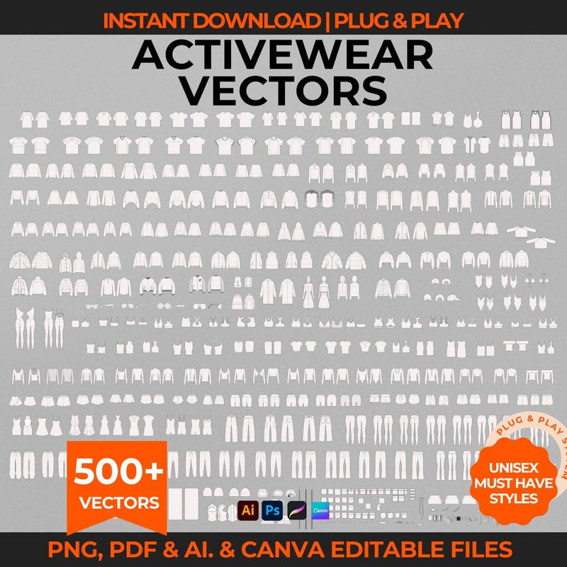 Mockup Pack Workout - Etsy