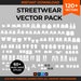 Fashion Tech Pack Template Kit Adobe Illustrator DIY Tech Pack Ai. PDF ...