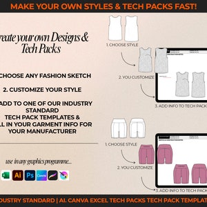 That Girl Mockup Streetwear Vector Canva Fashion Tech Pack Template ...