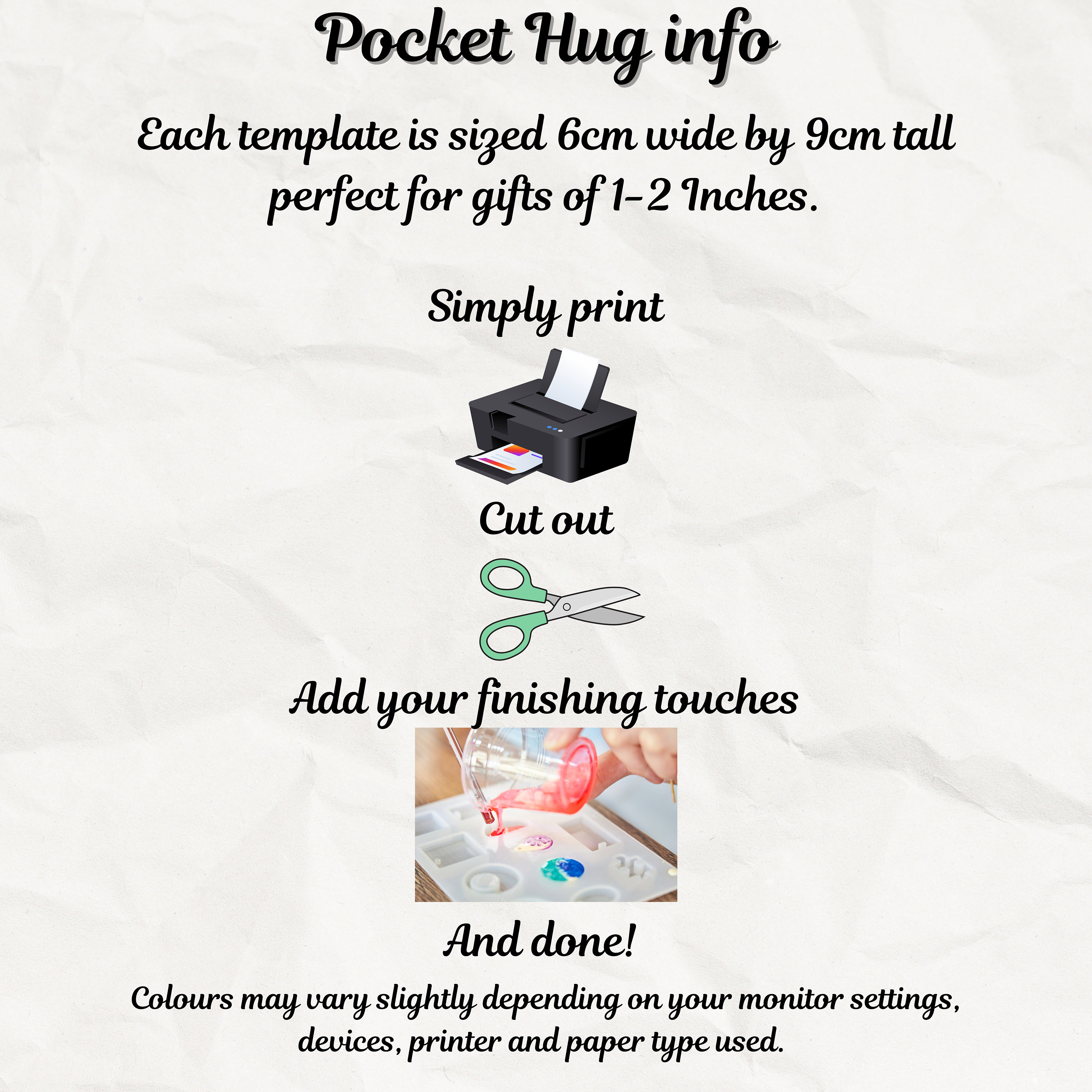 PDF File Instant Download: Printable Pocket Cards 3 Different Poems ...