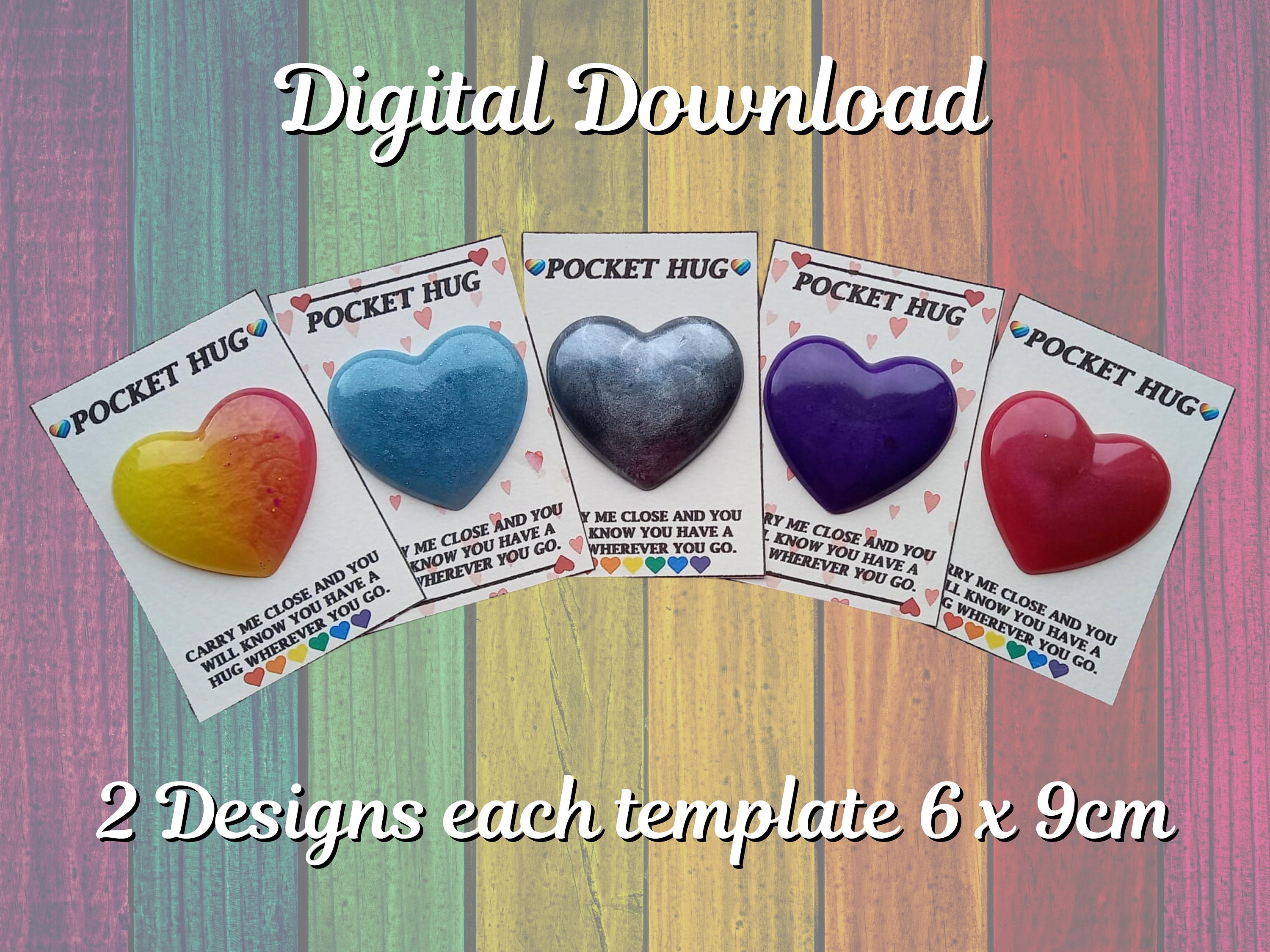 PDF File Instant Download: Printable Pocket Cards. Business Templates ...