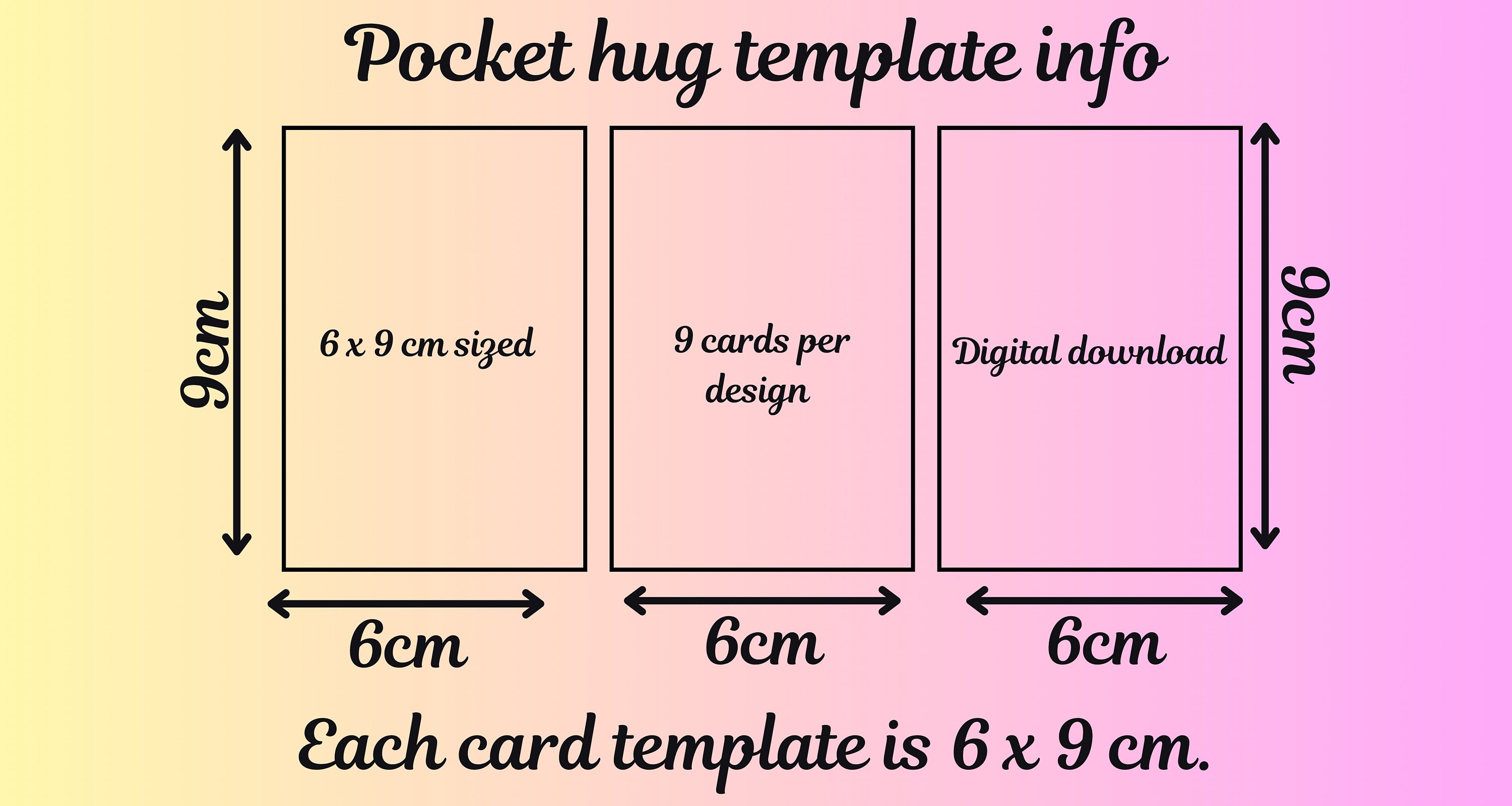 PDF File Instant Download: Printable Pocket Cards. Business Templates ...