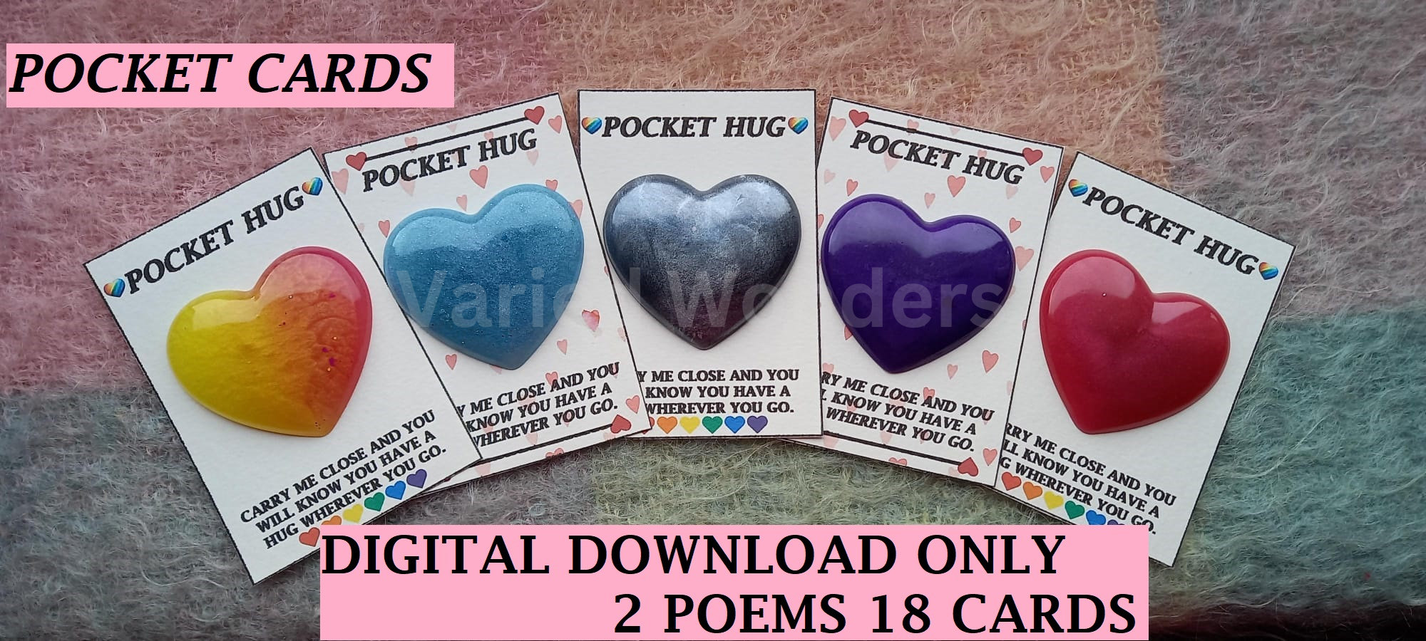 PDF File Instant Download: Printable Pocket Cards. Business Templates ...