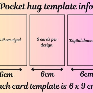 PDF File Instant Download: Printable Pocket Cards. Business Templates ...