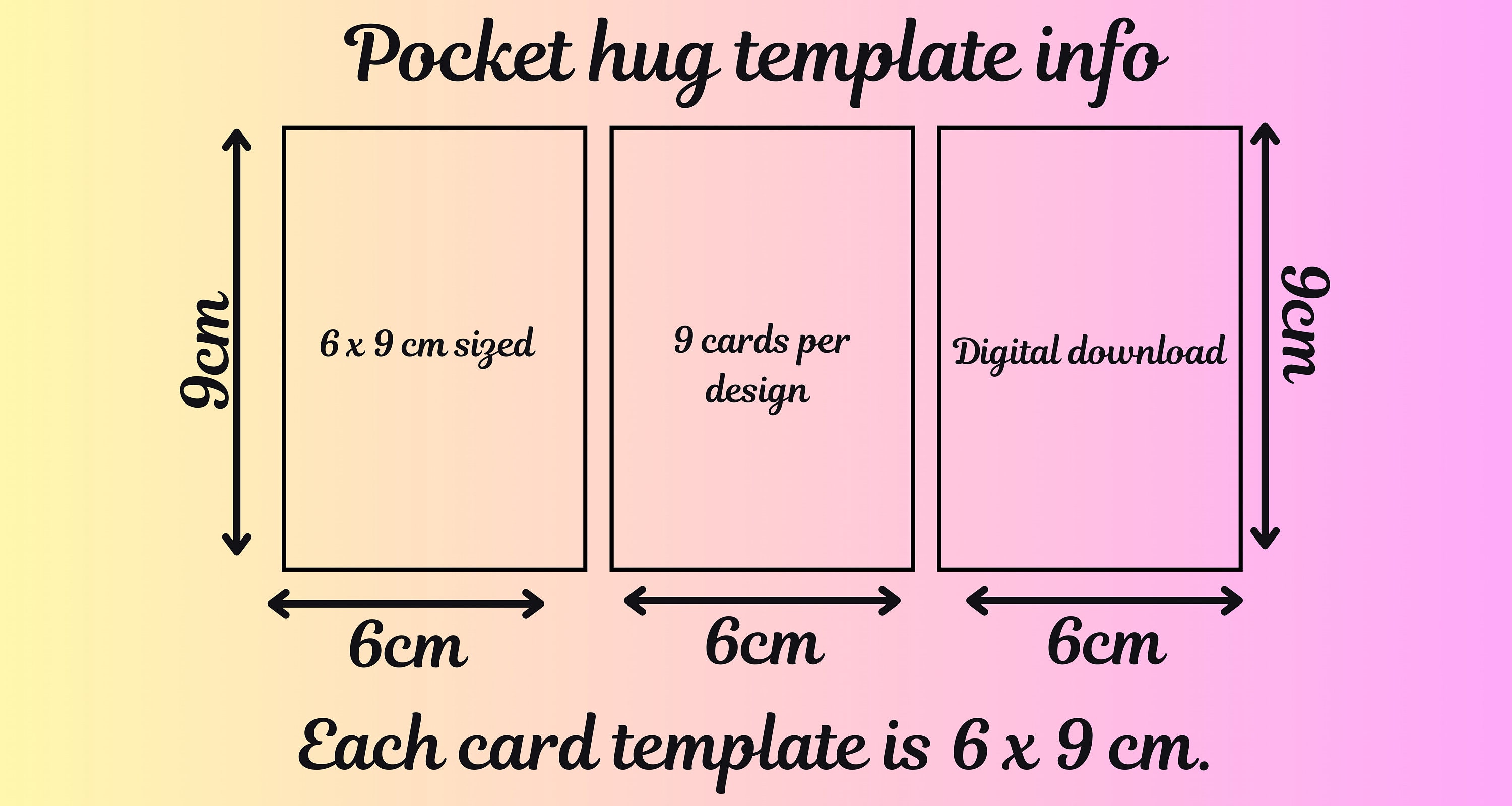 PDF File Instant Download: Printable Pocket Cards. Business Templates ...
