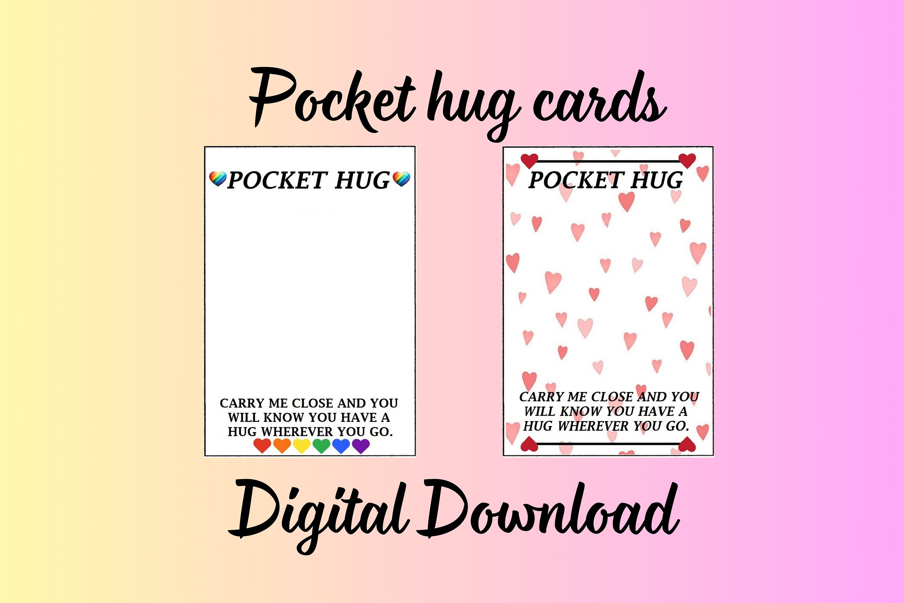 PDF File Instant Download: Printable Pocket Cards. Business Templates ...