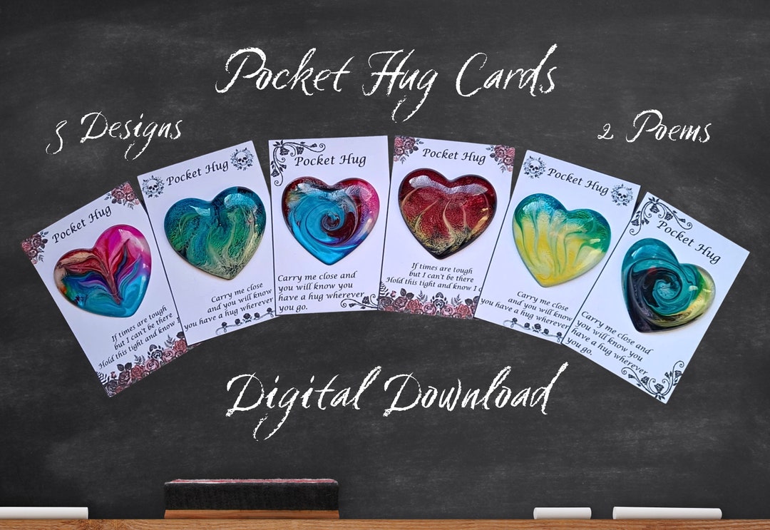PDF File Instant Download: Printable Pocket Cards 2 Different Poems ...