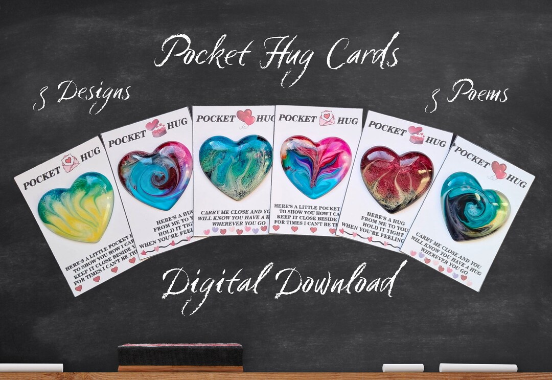 PDF File Instant Download: Printable Pocket Cards 3 Different Poems ...