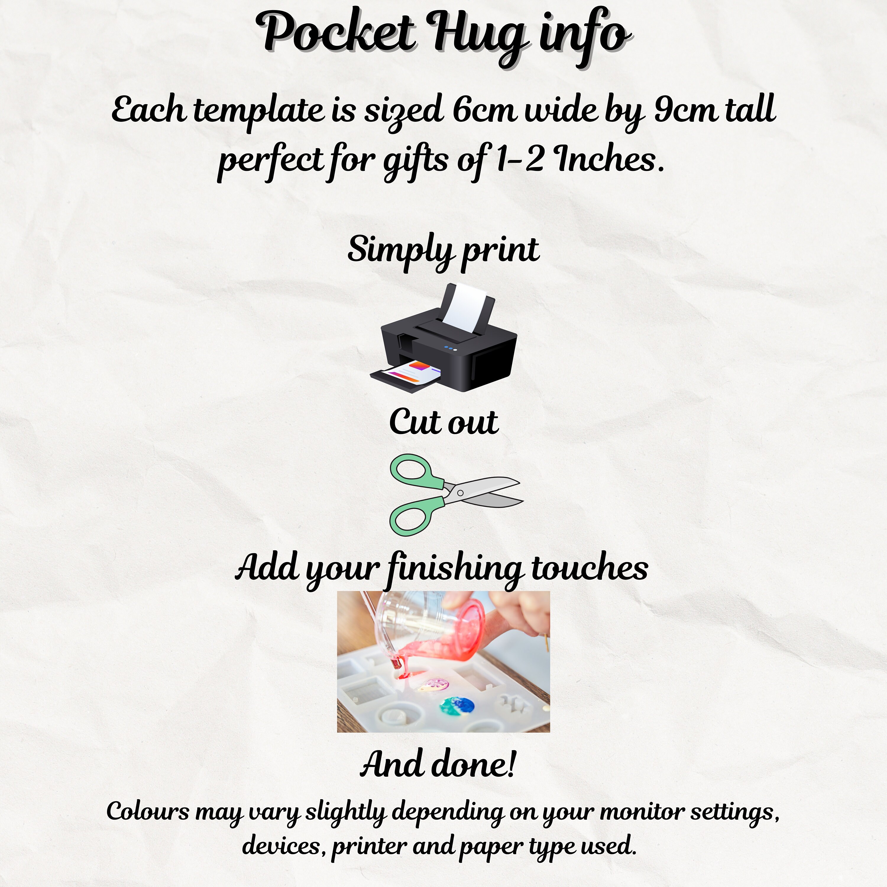 PDF File Instant Download: Printable Pocket Cards. Business Templates ...