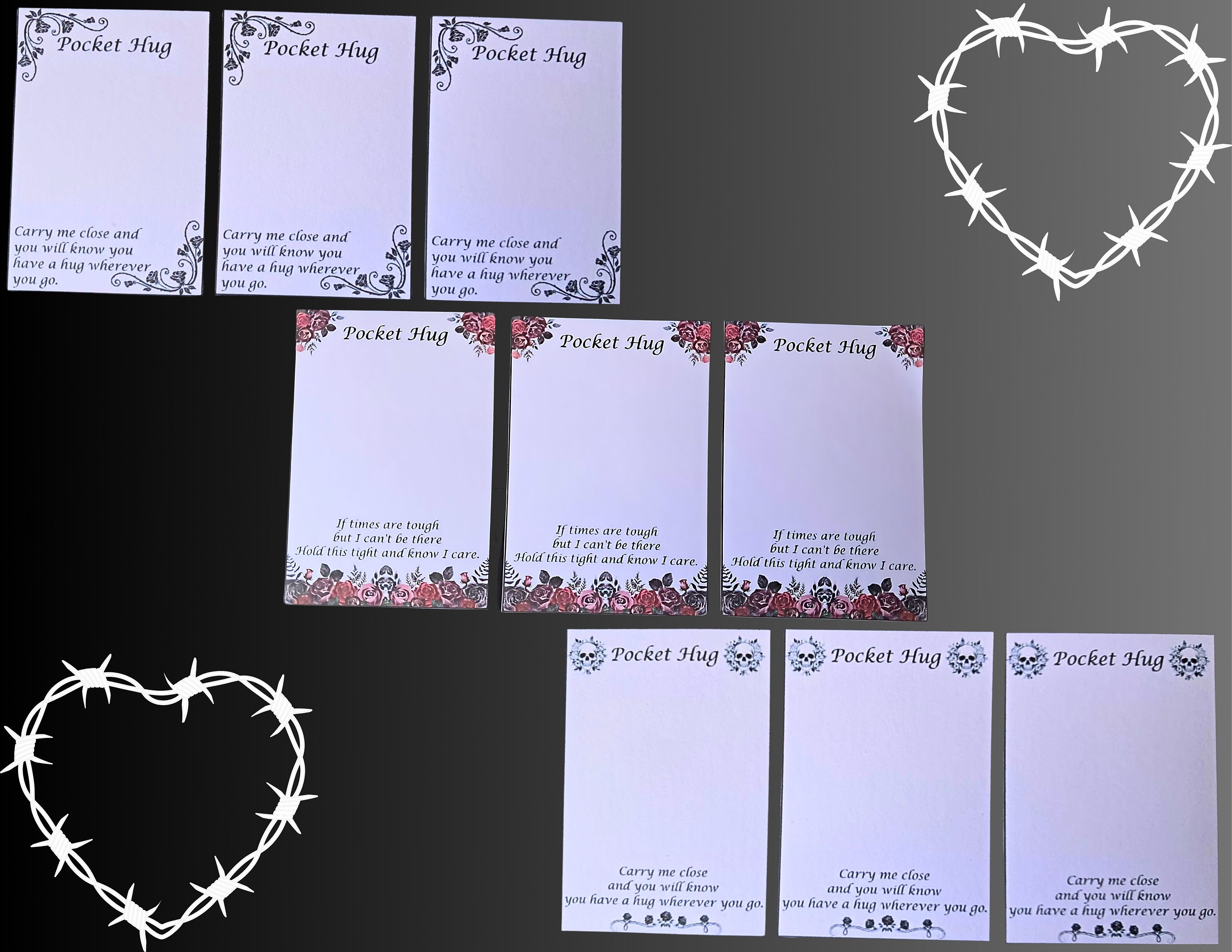 PDF File Instant Download: Printable Pocket Cards 2 Different Poems ...