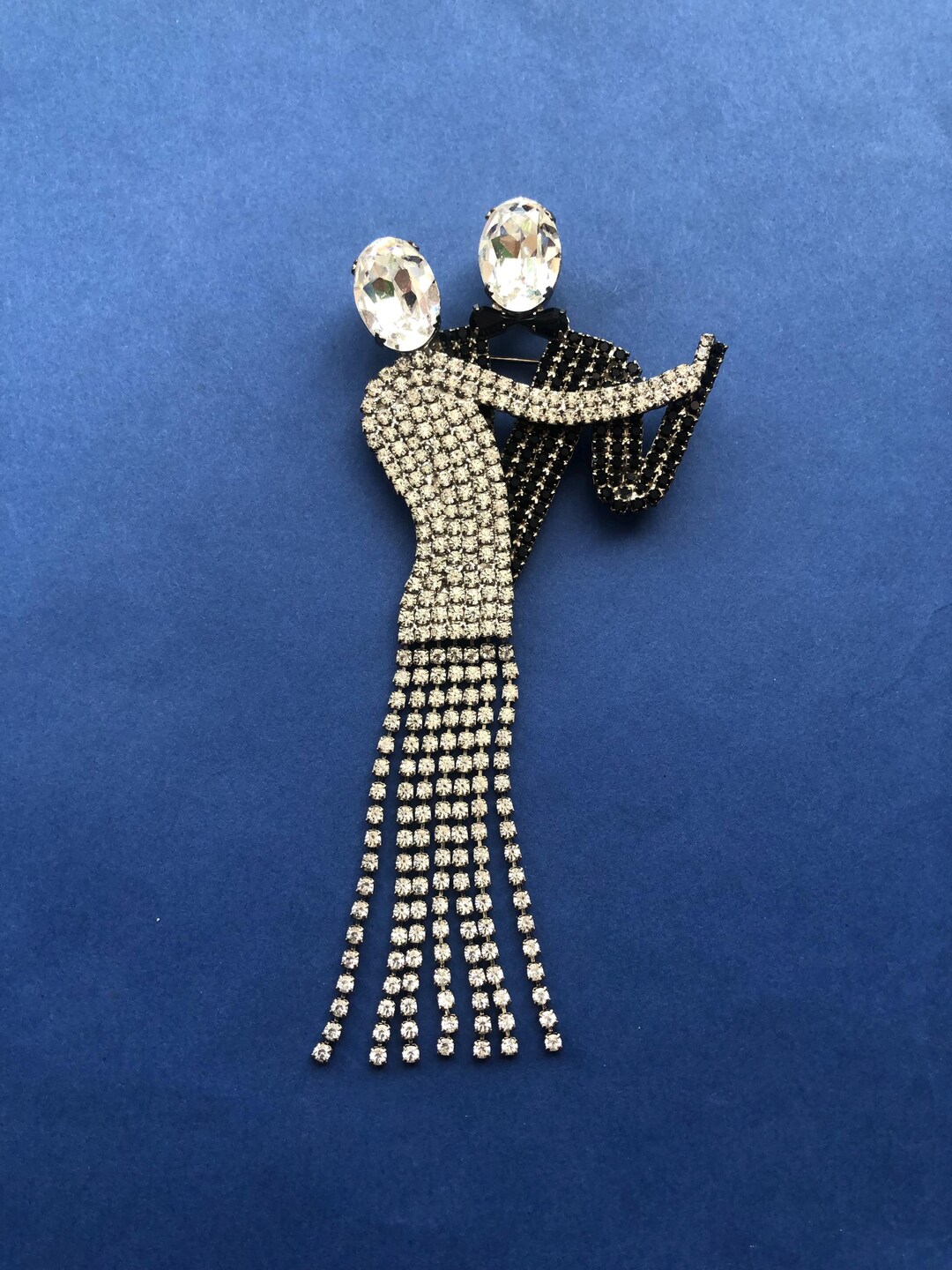 Crystal Dancing Couple Brooch by Butler&wilson - Etsy